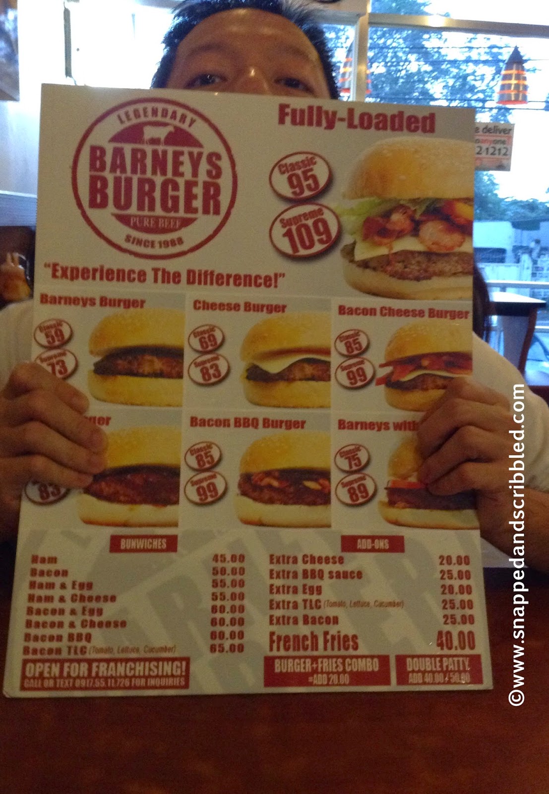 Where To Eat In Marikina: Barneys Burger - Snapped and Scribbled